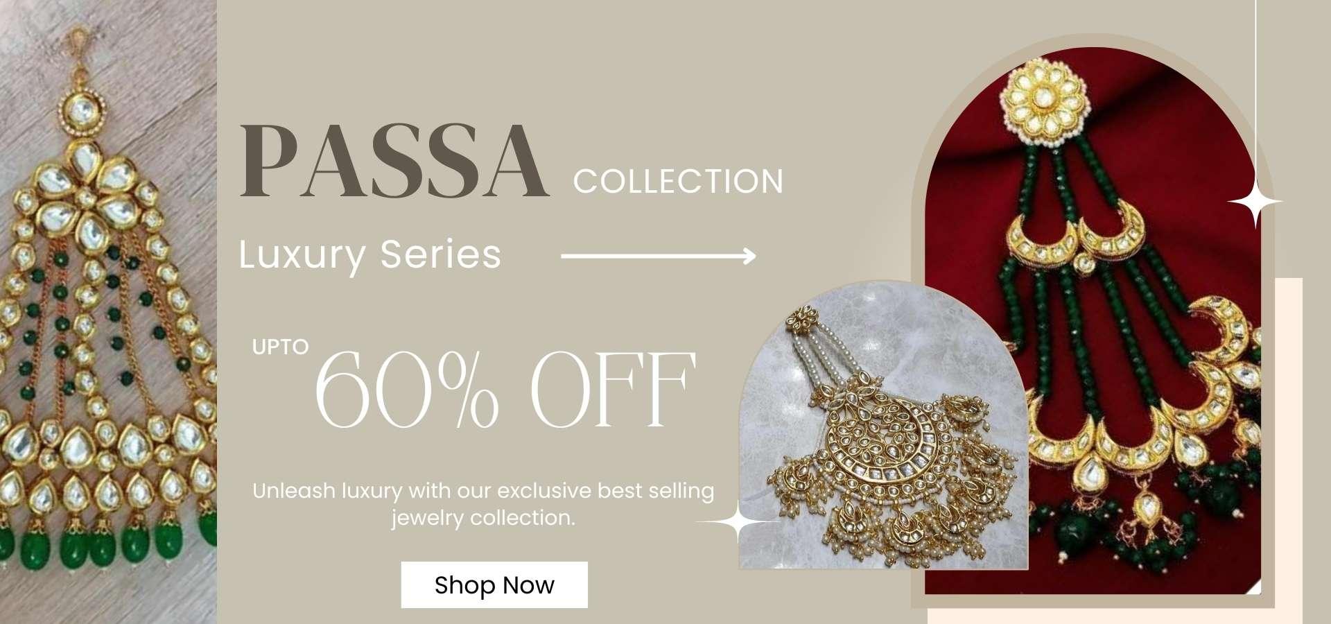 Buy Pasa Jewellery Online at Best Prices - Ishhaara