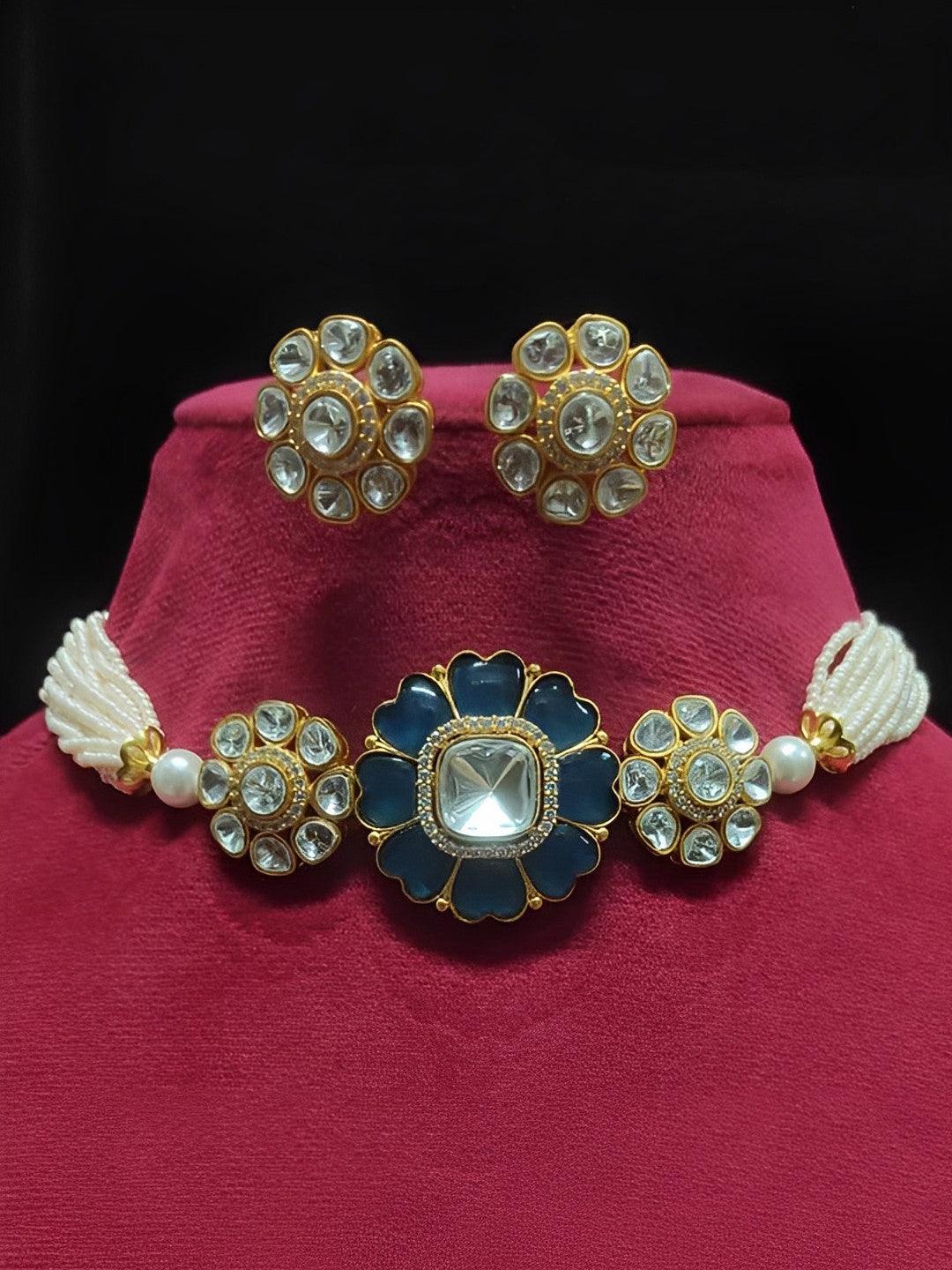 Buy Patiala Choker Necklace Set Online - Ishhaara