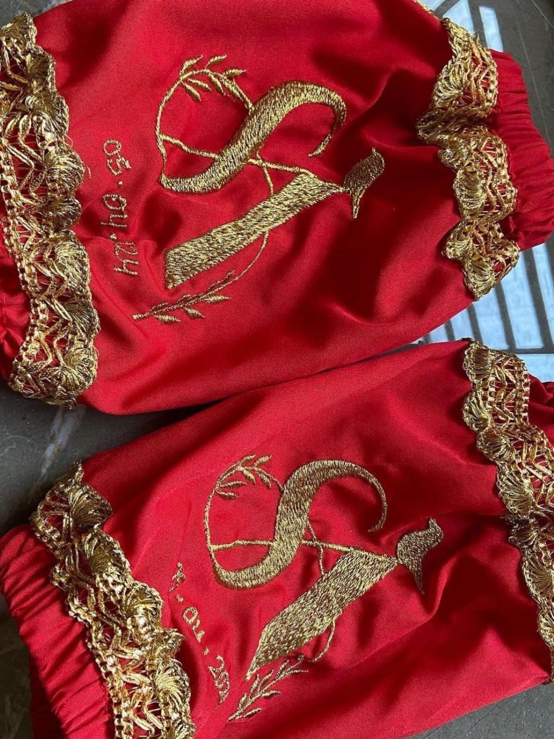 Buy Bridal Red Chooda Cover Online - Ishhaara