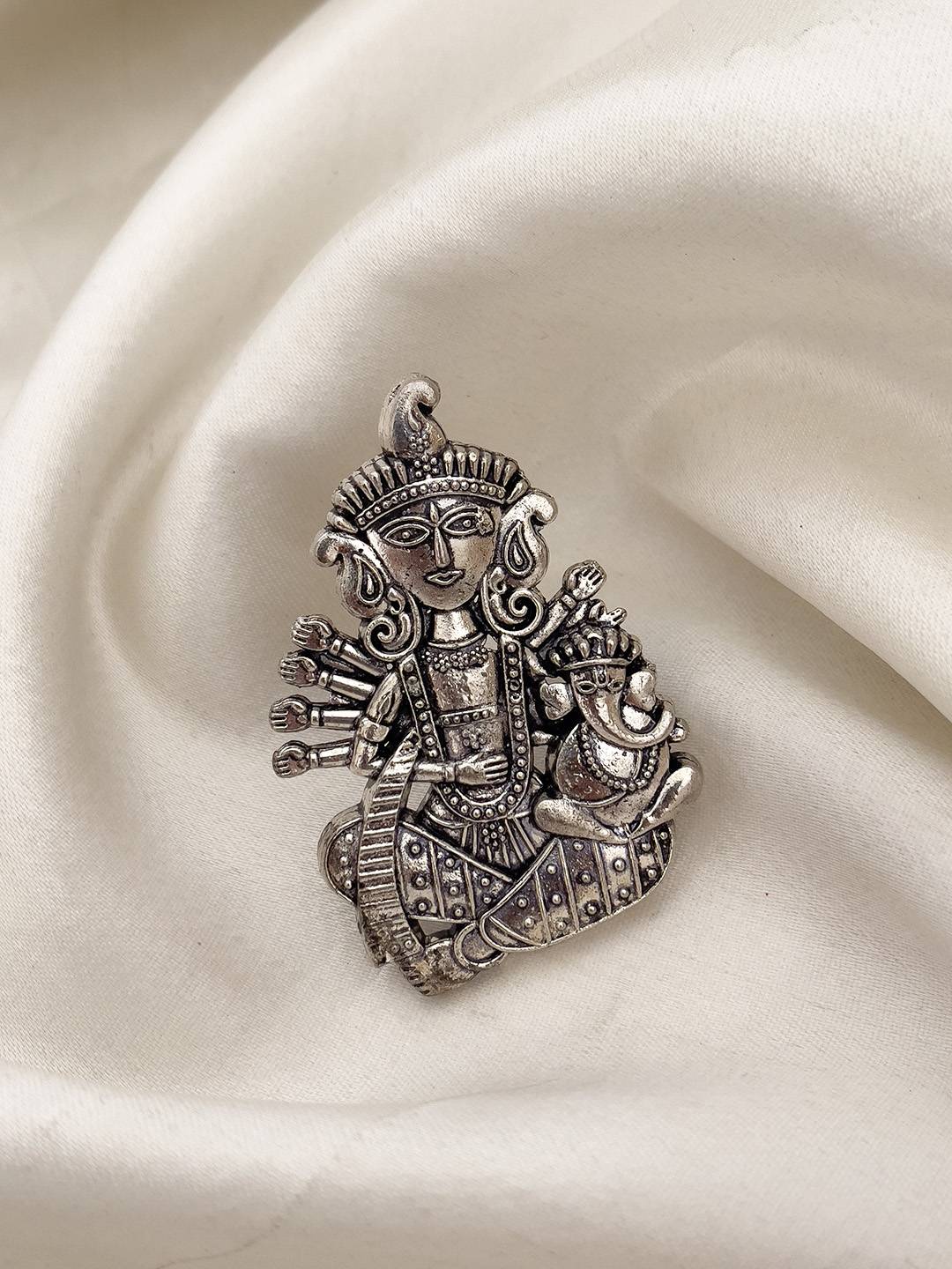 Buy Exquisite Temple Parvati Cocktail Ring Online - Ishhaara