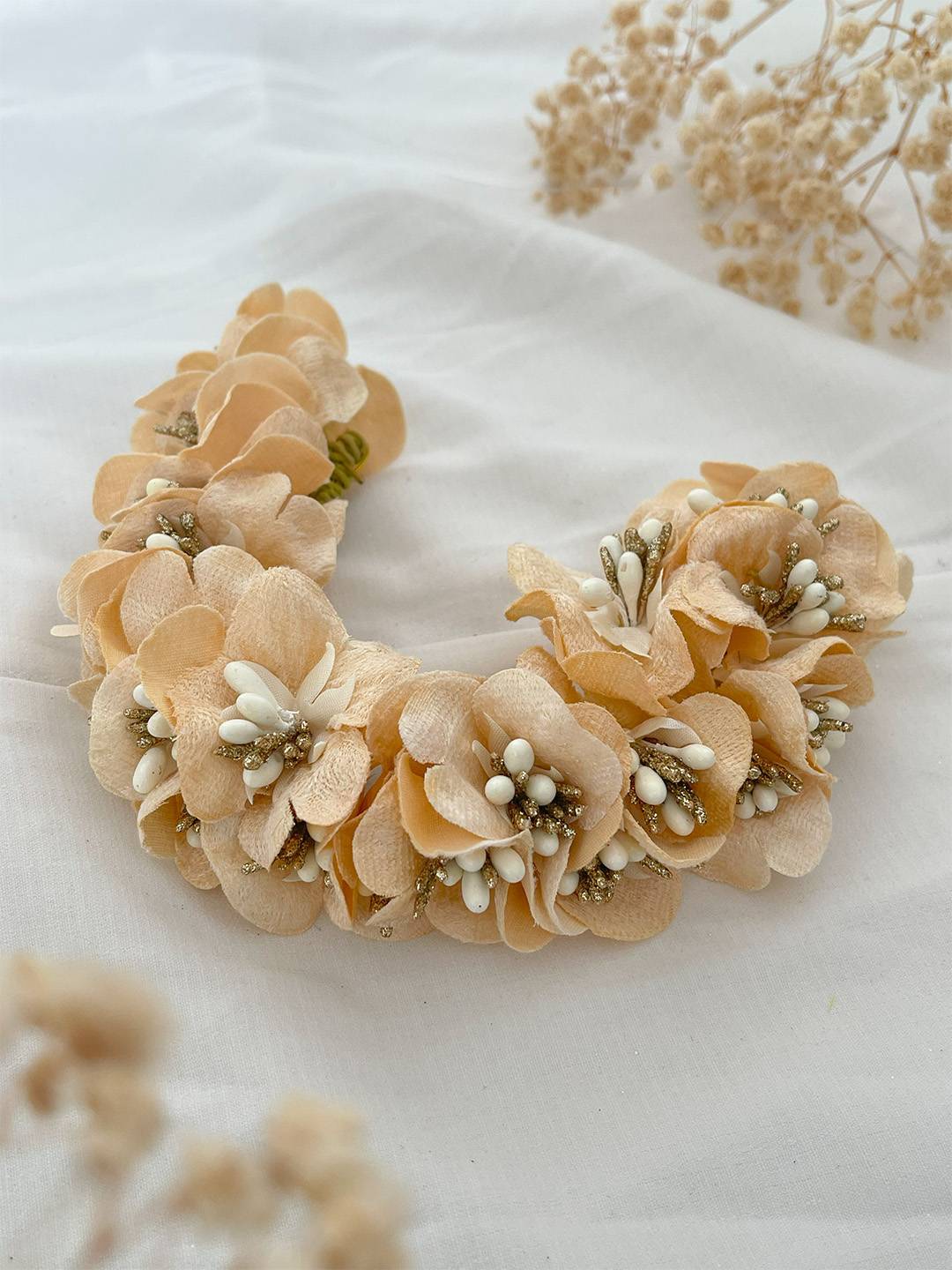 Buy Floral Embellished Hair Veni Online - Ishhaara