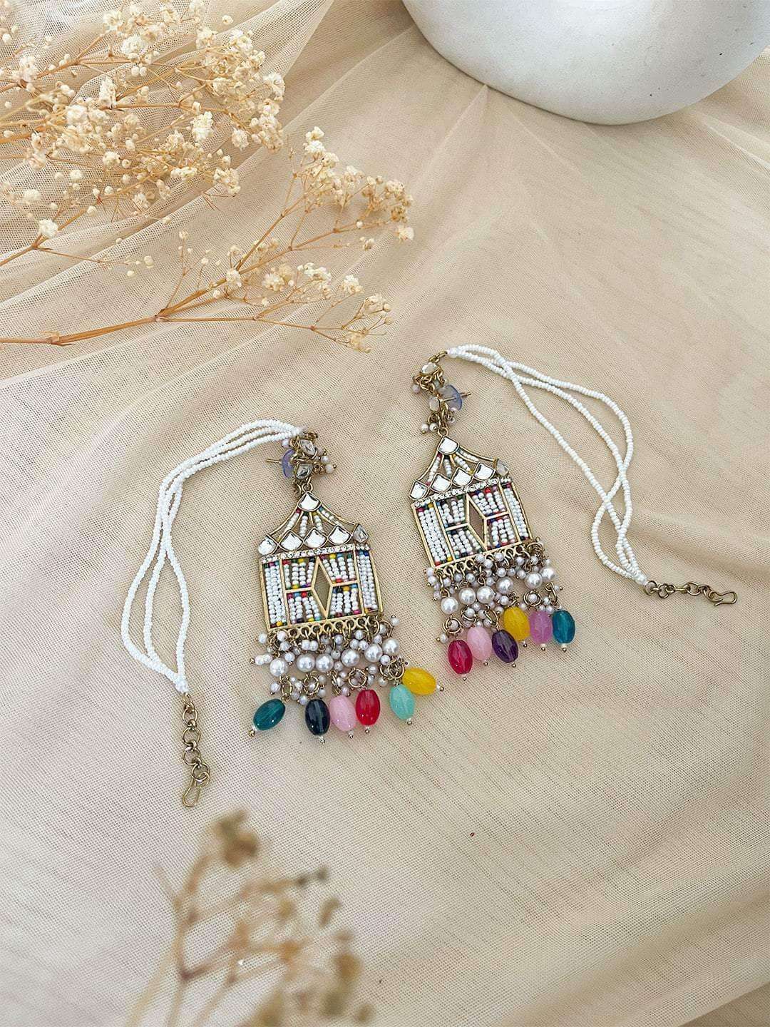 Golden Palki Sahara Earring