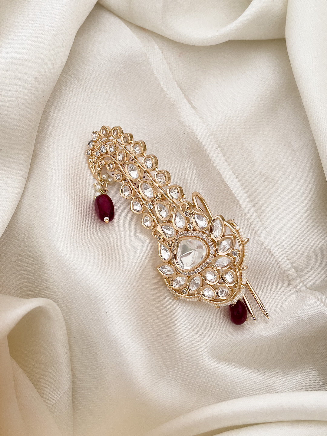 Buy Leaf Shaped Kundan Studded Kalangi Online - Ishhaara