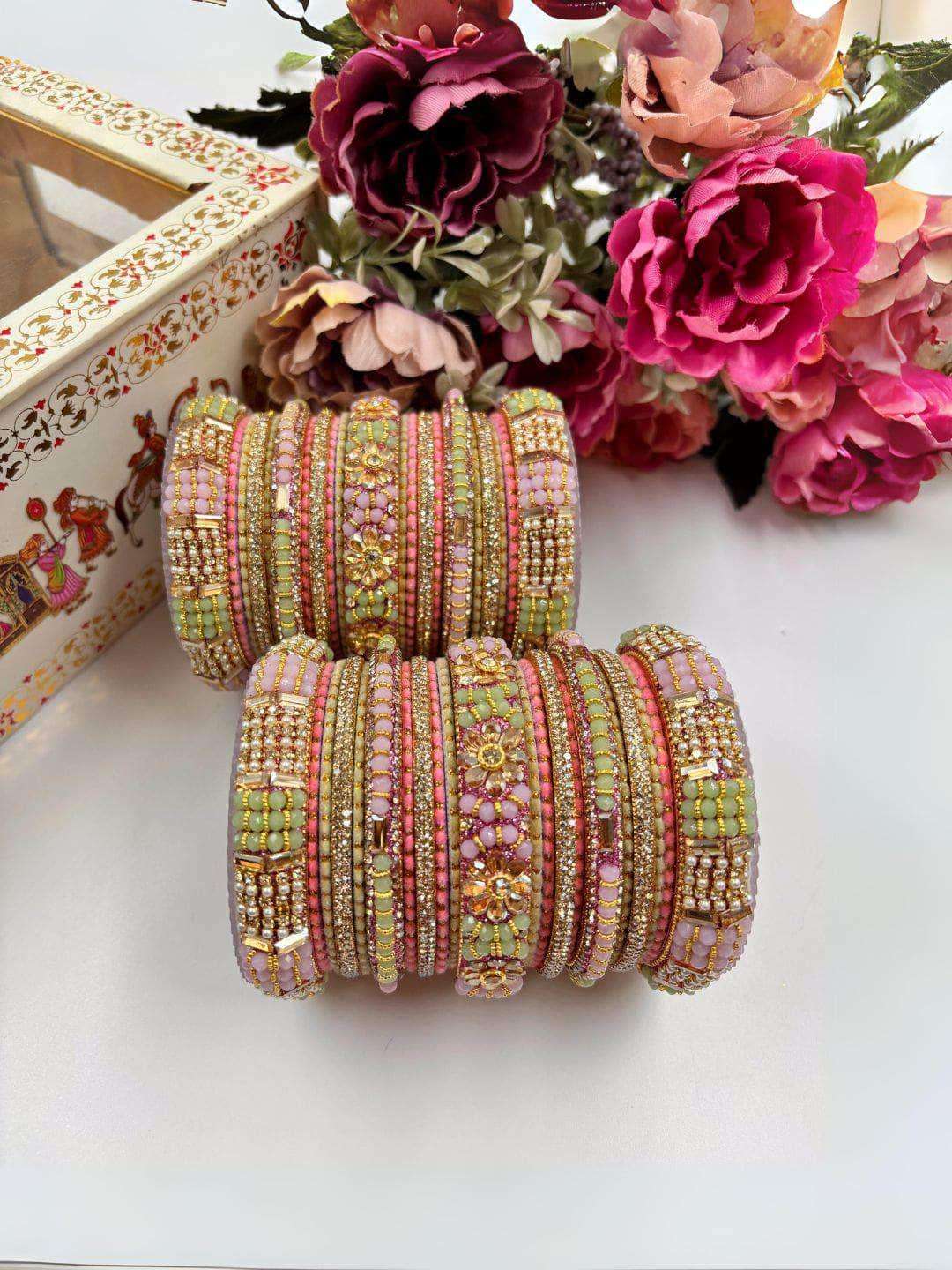 Buy Pastel Color Chooda Online - Ishhaara