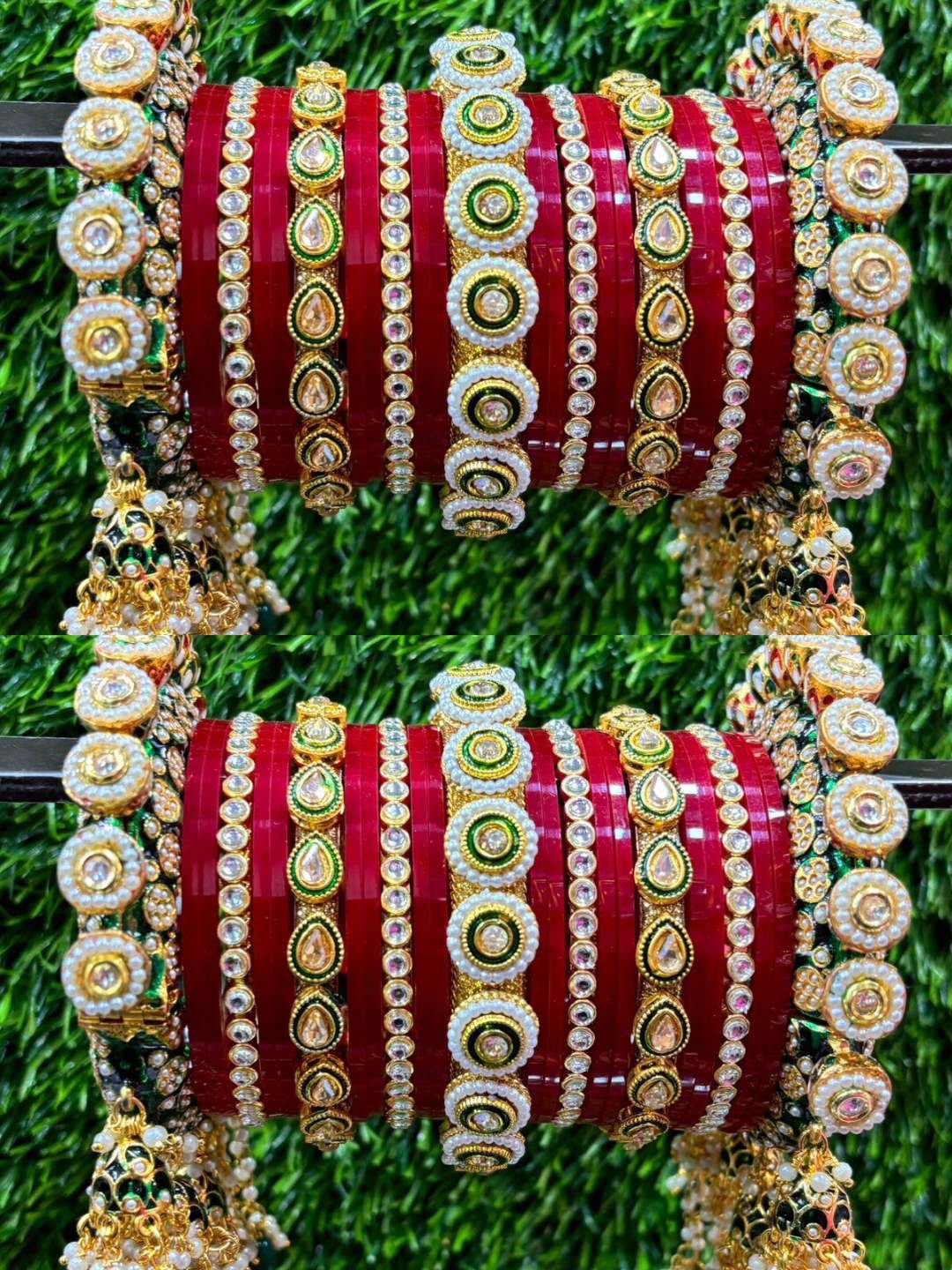 Buy Rajwadi Rajasthani Traditional Bridal Chooda Online - Ishhaara