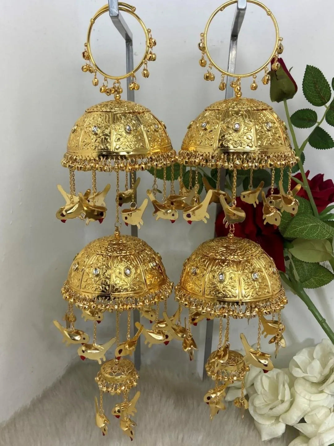 Buy Traditional Bird Shaped Bridal Kaleera Online - Ishhaara